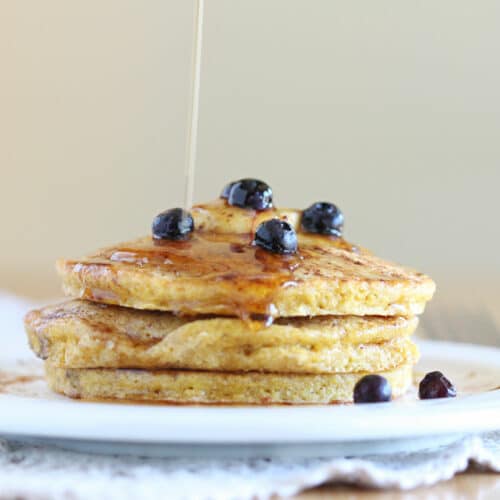 Oat Bran Pancakes (Only FOUR Ingredients!) - Oatmeal with a Fork